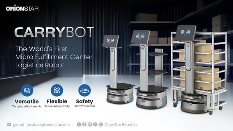 OrionStar Robotics Launches CarryBot: The World's…