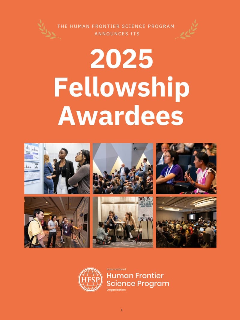 Human Frontier Science Program: Fellowships Awarded to…