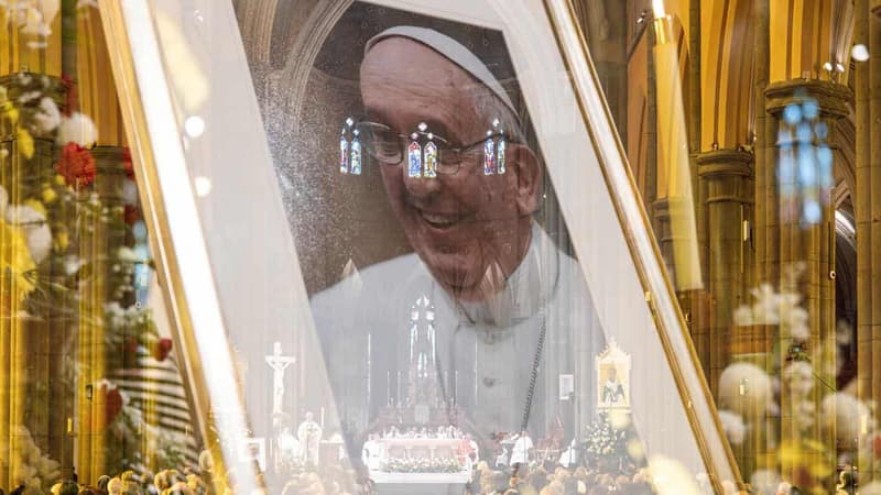 Falsehoods about Pope Francis spread online after his…